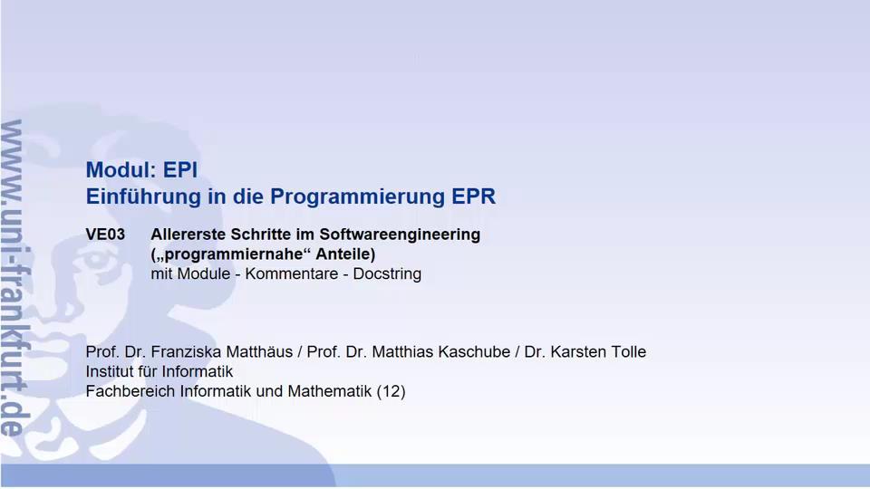 VE03 - Allererste Schritte im Softwareengineering-ergänztpptx_ws21_22 ...